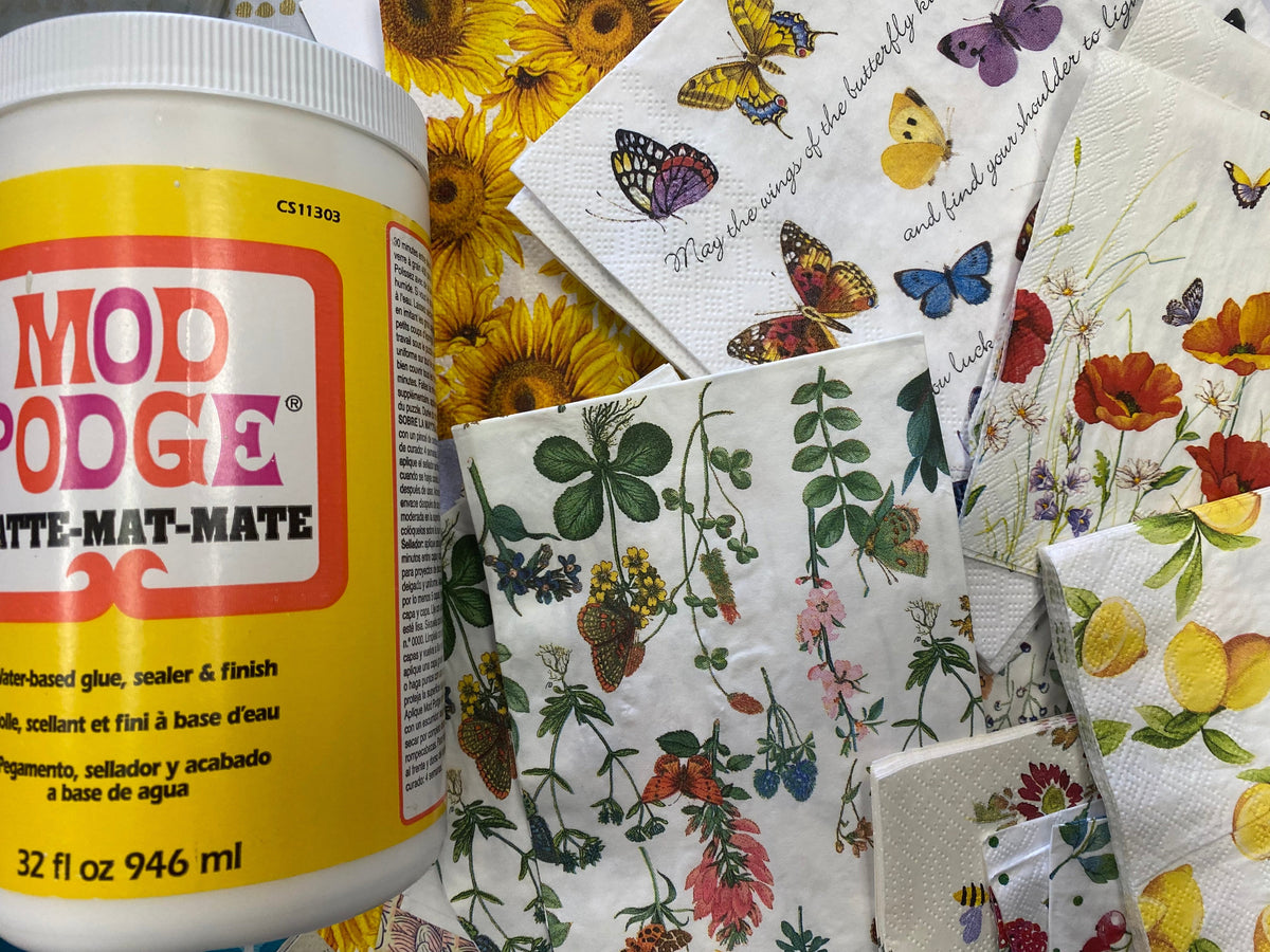 NEW CLASS!! Master the Art of DECOUPAGE! – Twigs n' Posies